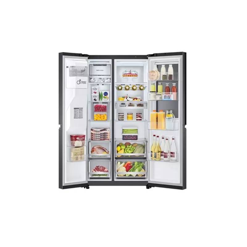 ثلاجة ال جي 635 لتر رمادي غامق GC-X257CQHW اشتري الان